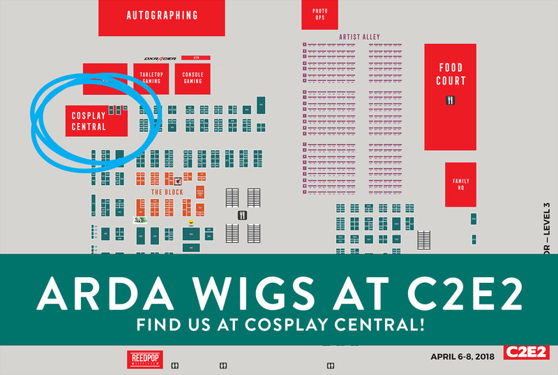 Come see us at C2E2 2018! – Arda Wigs USA