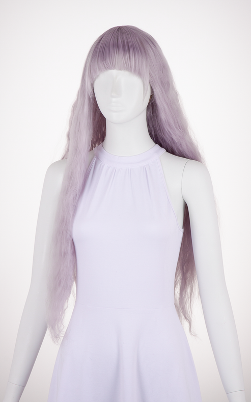 Ashley Classic - Long Crimped Wavy Wig with Bangs – Arda Wigs USA